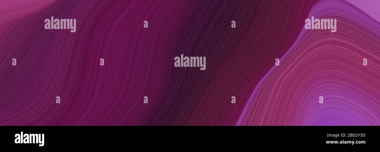 elegant colorful designed horizontal header with very dark magenta ...