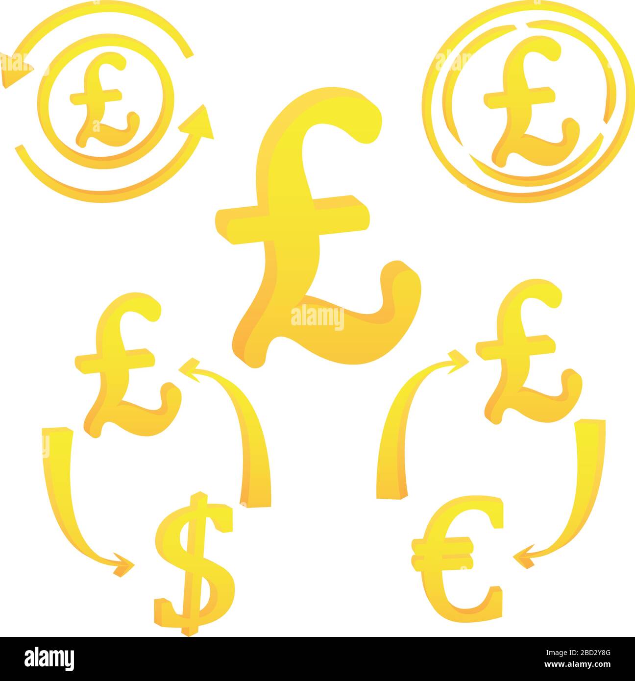 Pound UK currency symbol icon of England Stock Vector Image & Art - Alamy