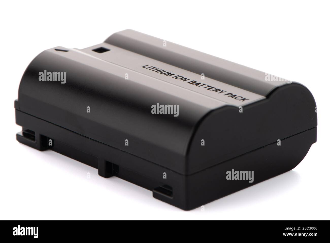 Camera battery pack isolated on white background Stock Photo - Alamy