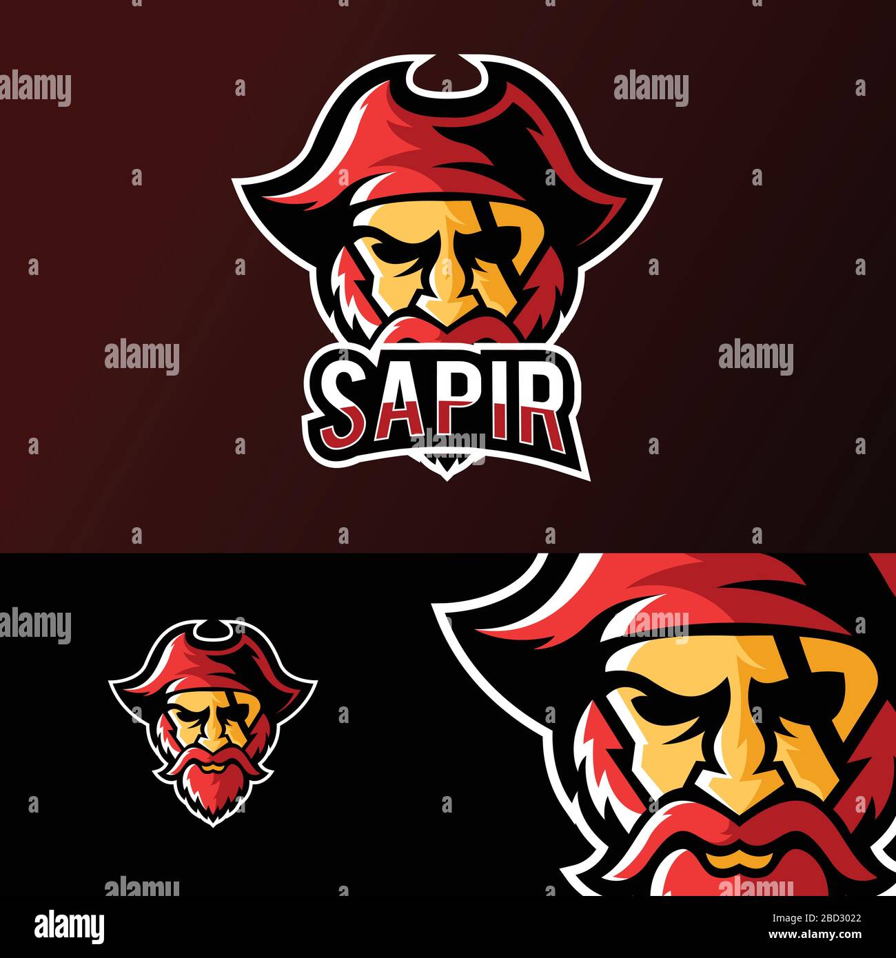 Gamer mascot logo design vector. Gamer illustration for sport team ...