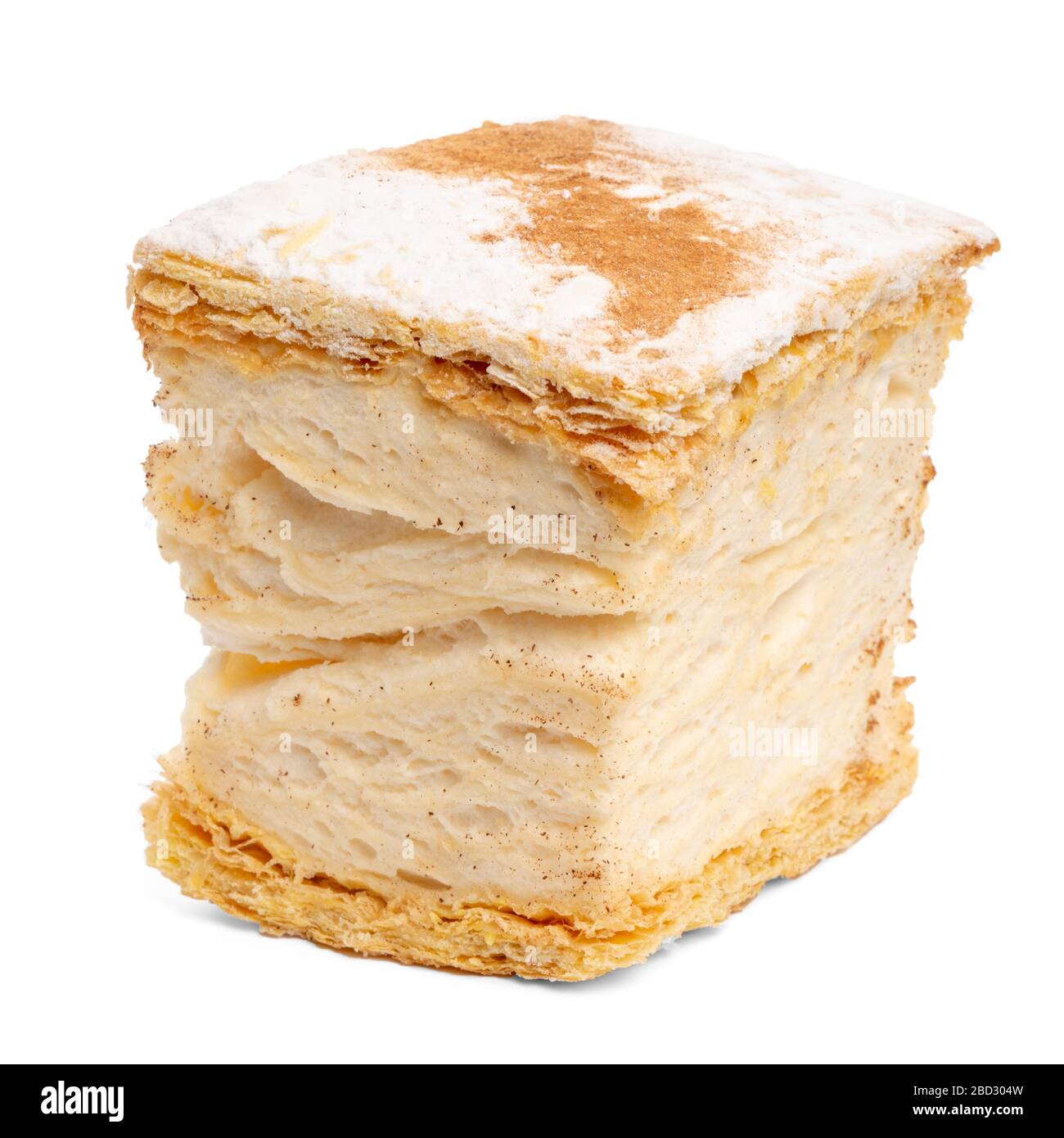 Russo cake pastry isolated on a white background Stock Photo - Alamy