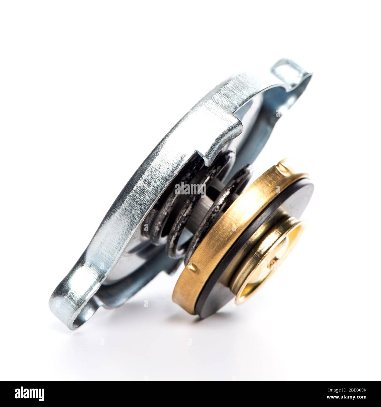 Car radiator cap isolated on white background Stock Photo - Alamy