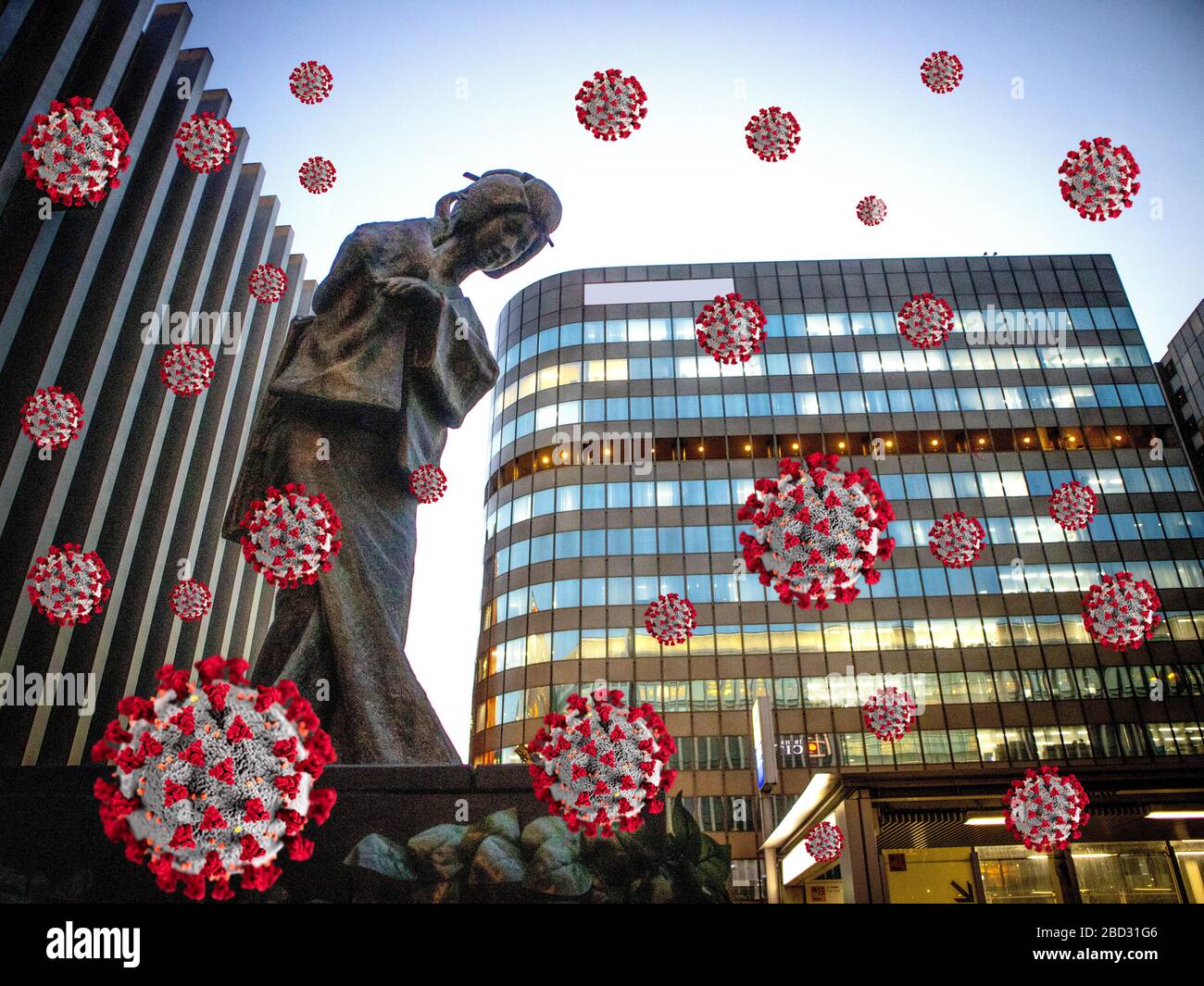 Tokyo. Japan. Asia. Tokyo in the time of the Corona virus Stock Photo ...