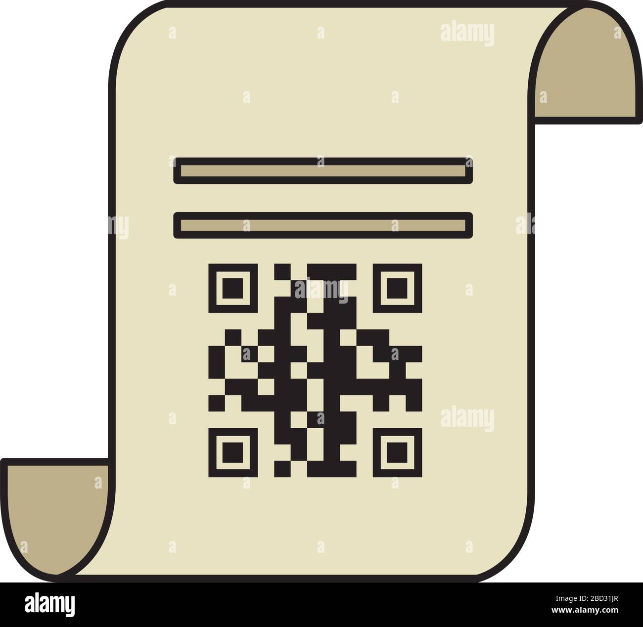qr code over receipt paper vector design Stock Vector Image & Art - Alamy qr code over receipt paper vector design Stock Vector Image & Art - Alamy