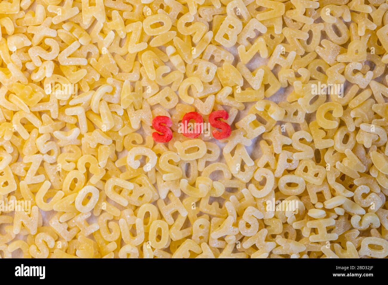 Alphabet soup help hi-res stock photography and images - Alamy