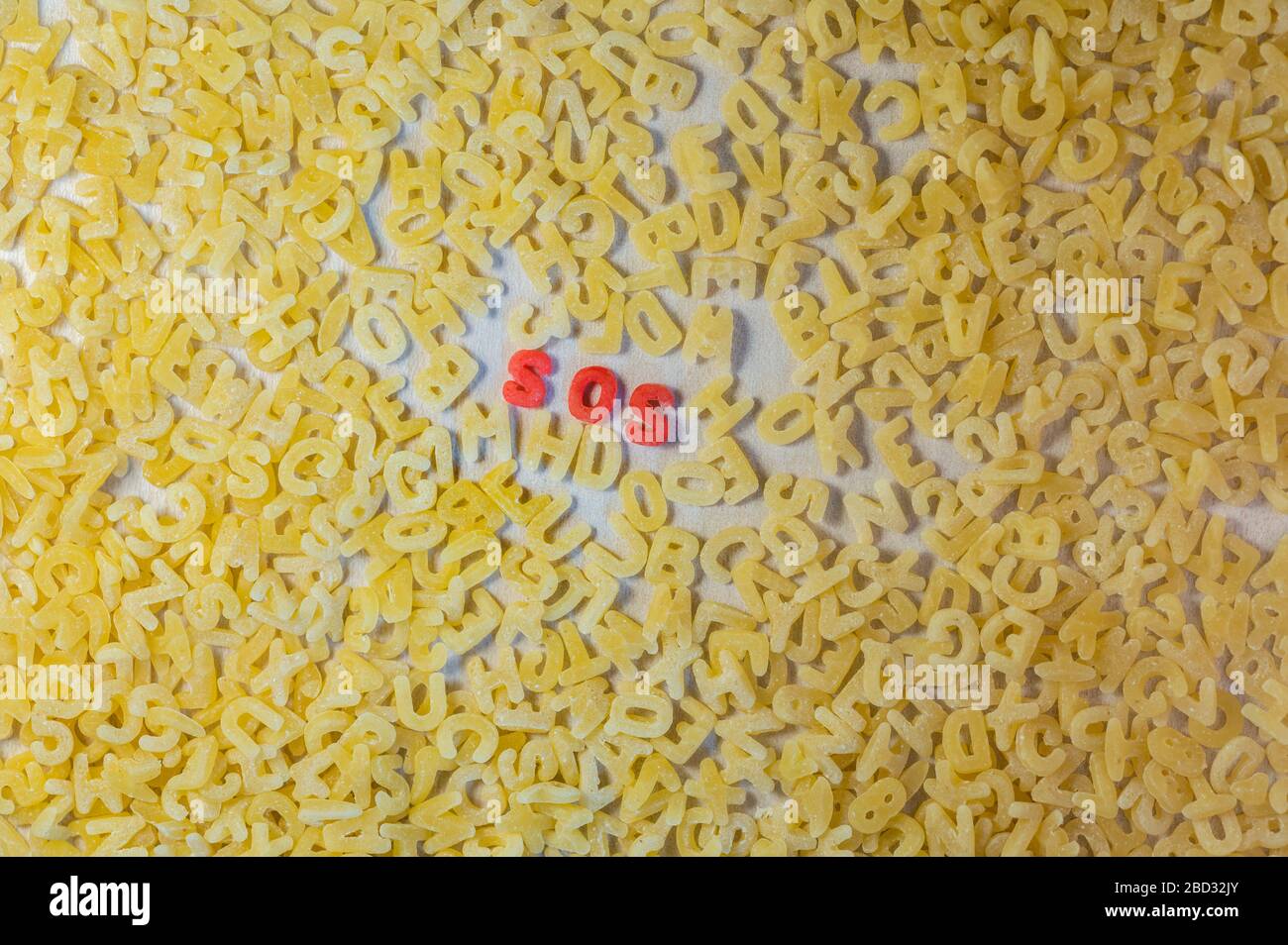 Alphabet soup help hi-res stock photography and images - Alamy