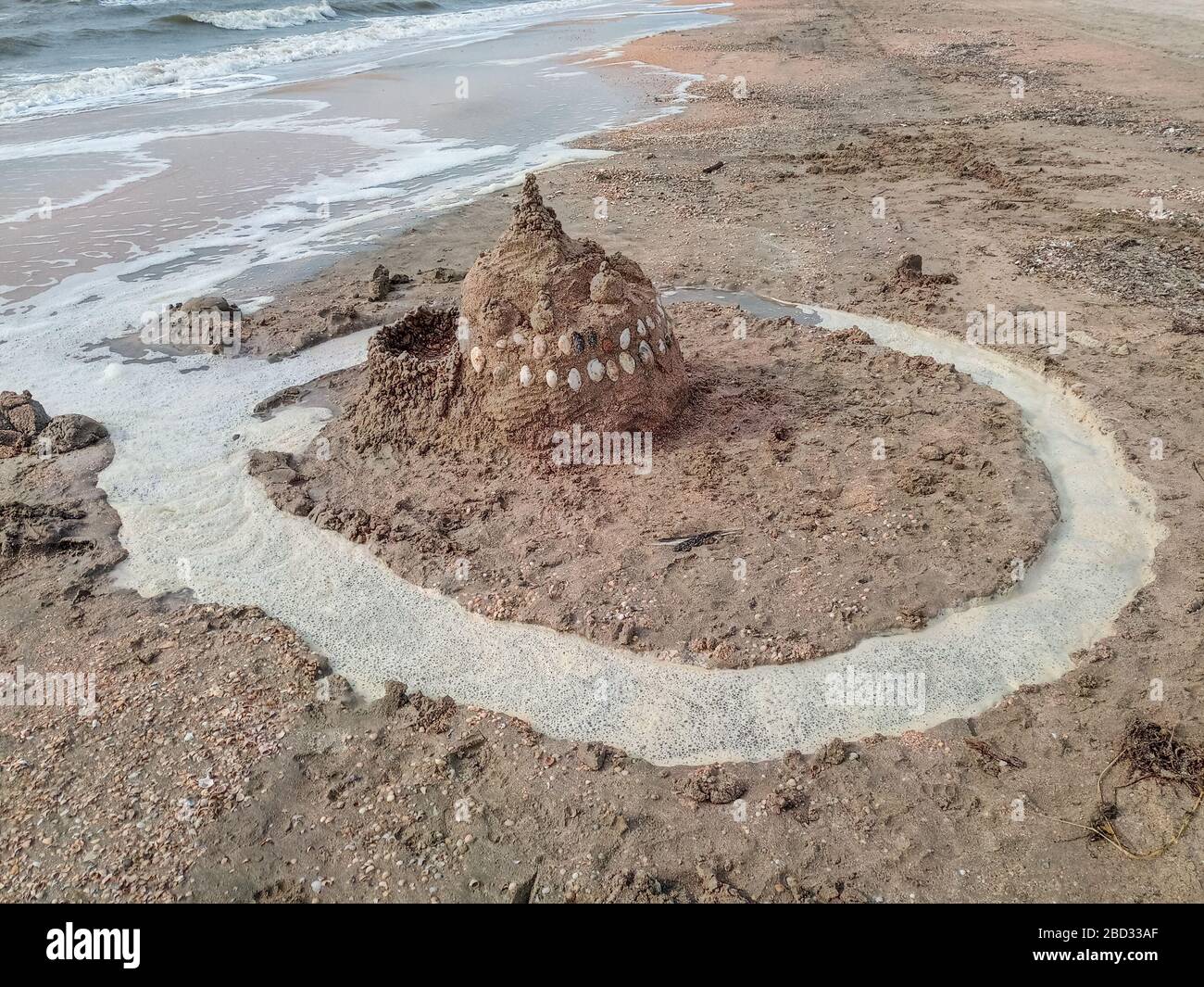 Destroyed Sand Castle High Resolution Stock Photography and Images - Alamy