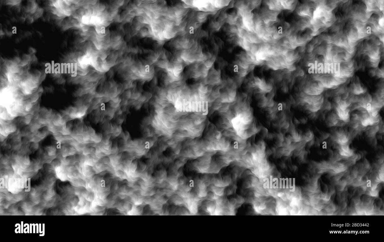 Computer generated realistic background of dense smoke, 3D rendering ...