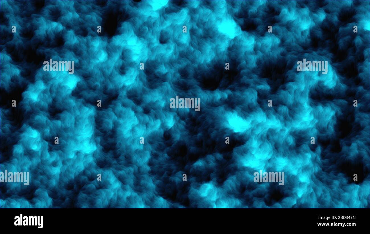 Computer generated realistic background of dense smoke, 3D rendering ...