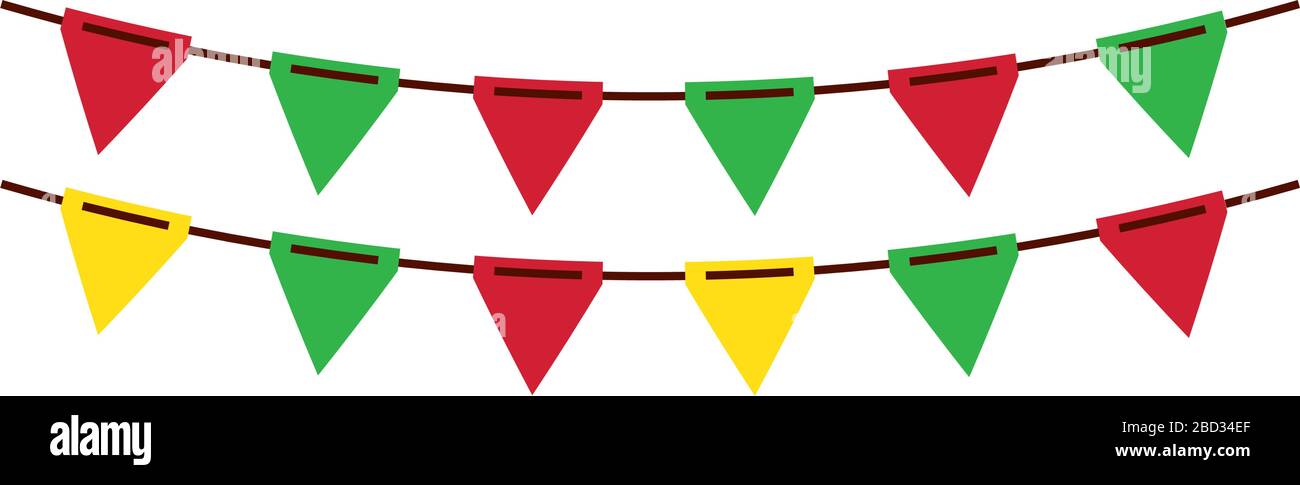 Party banner pennant vector design Stock Vector Image & Art - Alamy