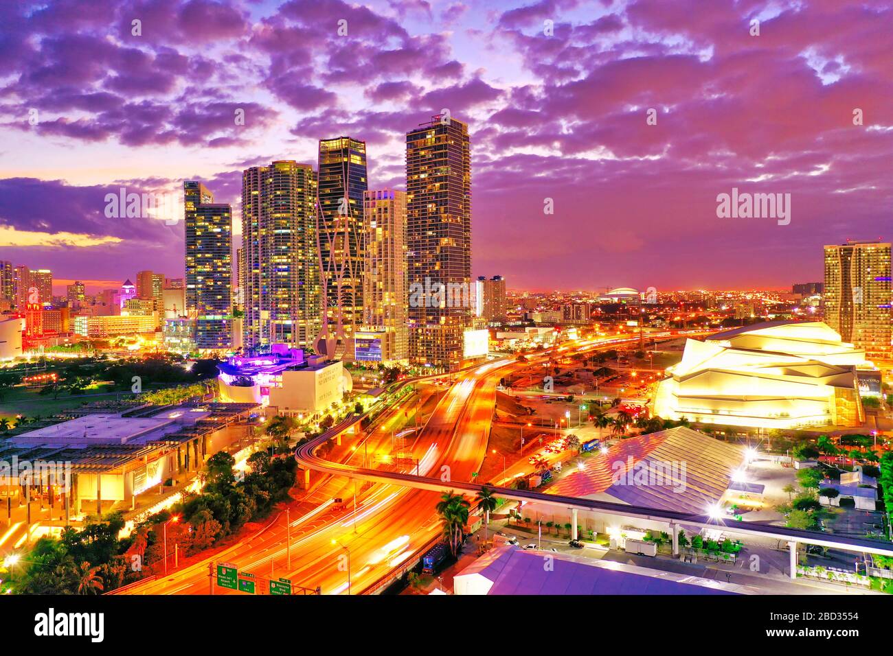 Brickell dusk hi-res stock photography and images - Alamy Brickell dusk hi-res stock photography and images - Alamy