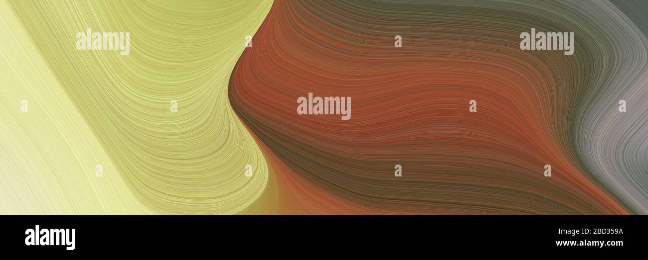 modern landscape orientation graphic with waves. modern waves ...