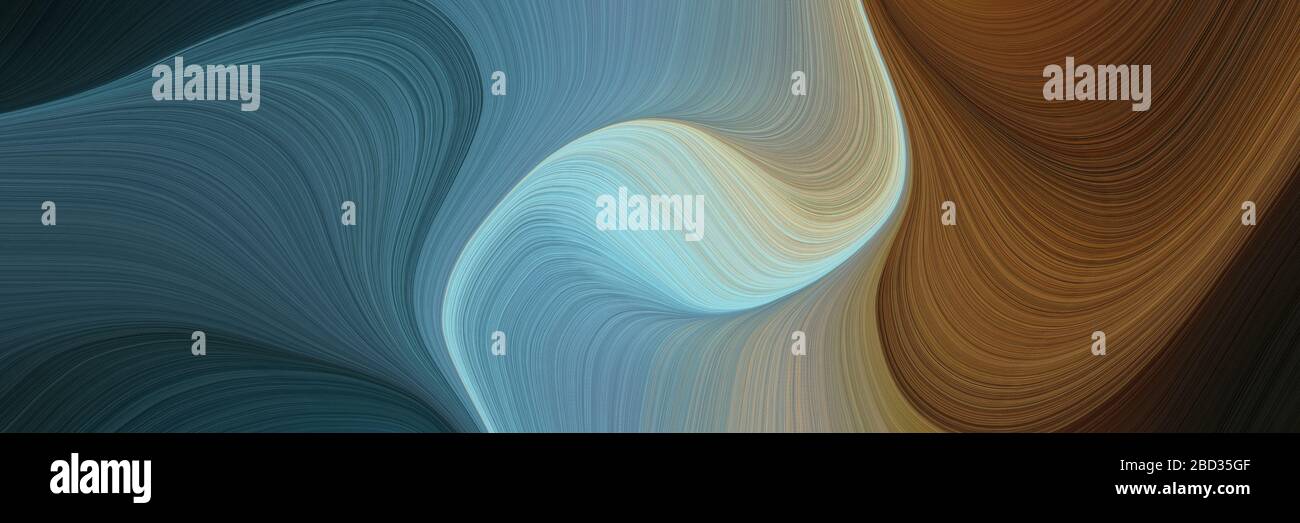 modern landscape orientation graphic with waves. contemporary waves ...