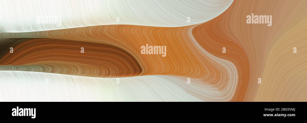 modern beautiful futuristic banner with peru, beige and chocolate color ...