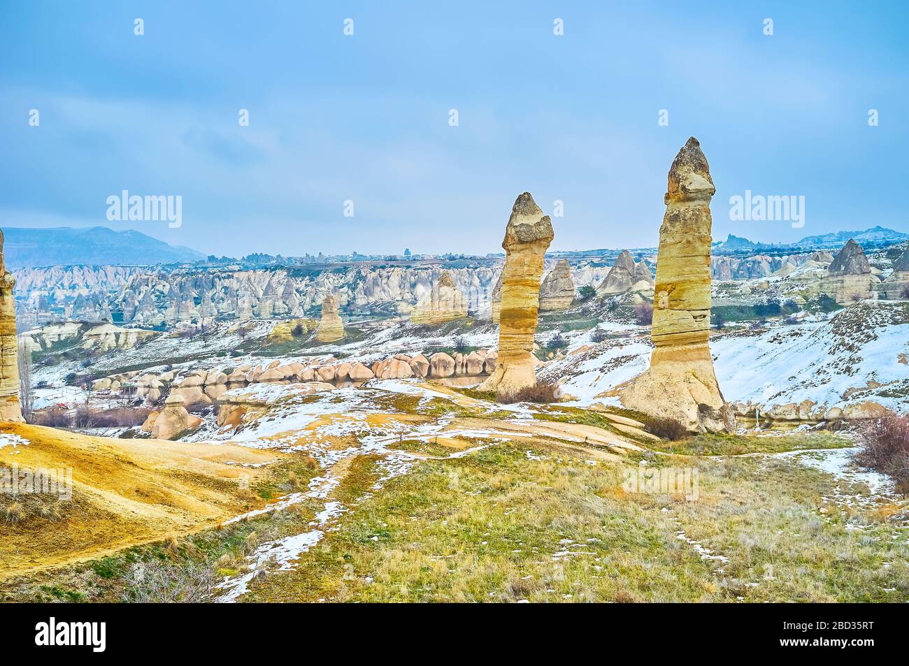 Amazing natural sites of Cappadocia, famous for the unique fairy ...