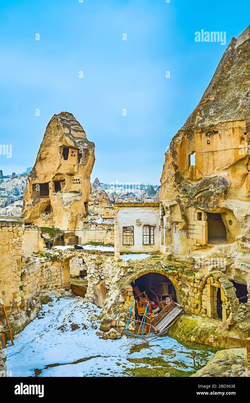 Cappadocia turkey erosion weathering hi-res stock photography and ...