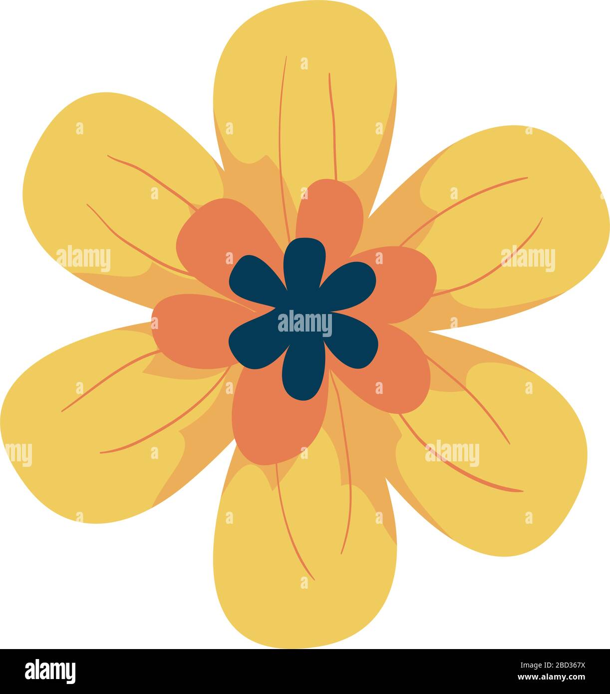 Isolated flower icon vector design Stock Vector Image & Art - Alamy
