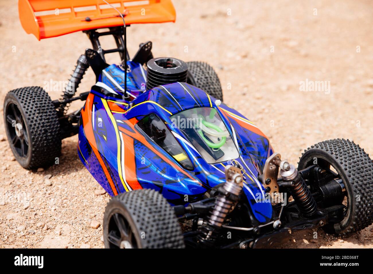 rc toy car rally on dirt track Stock Photo - Alamy