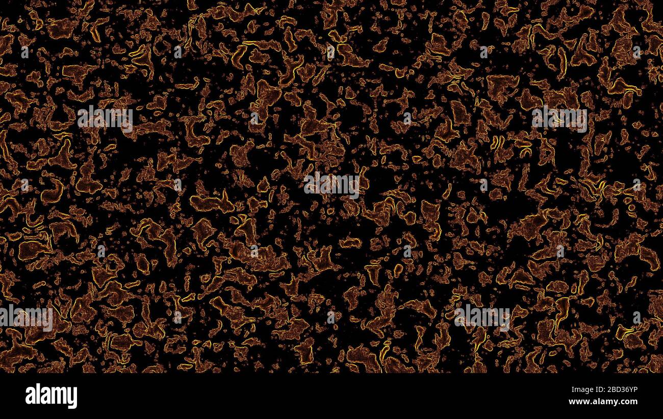 3d rendering of reproduction microbes. Microscopic plate. Infection and ...