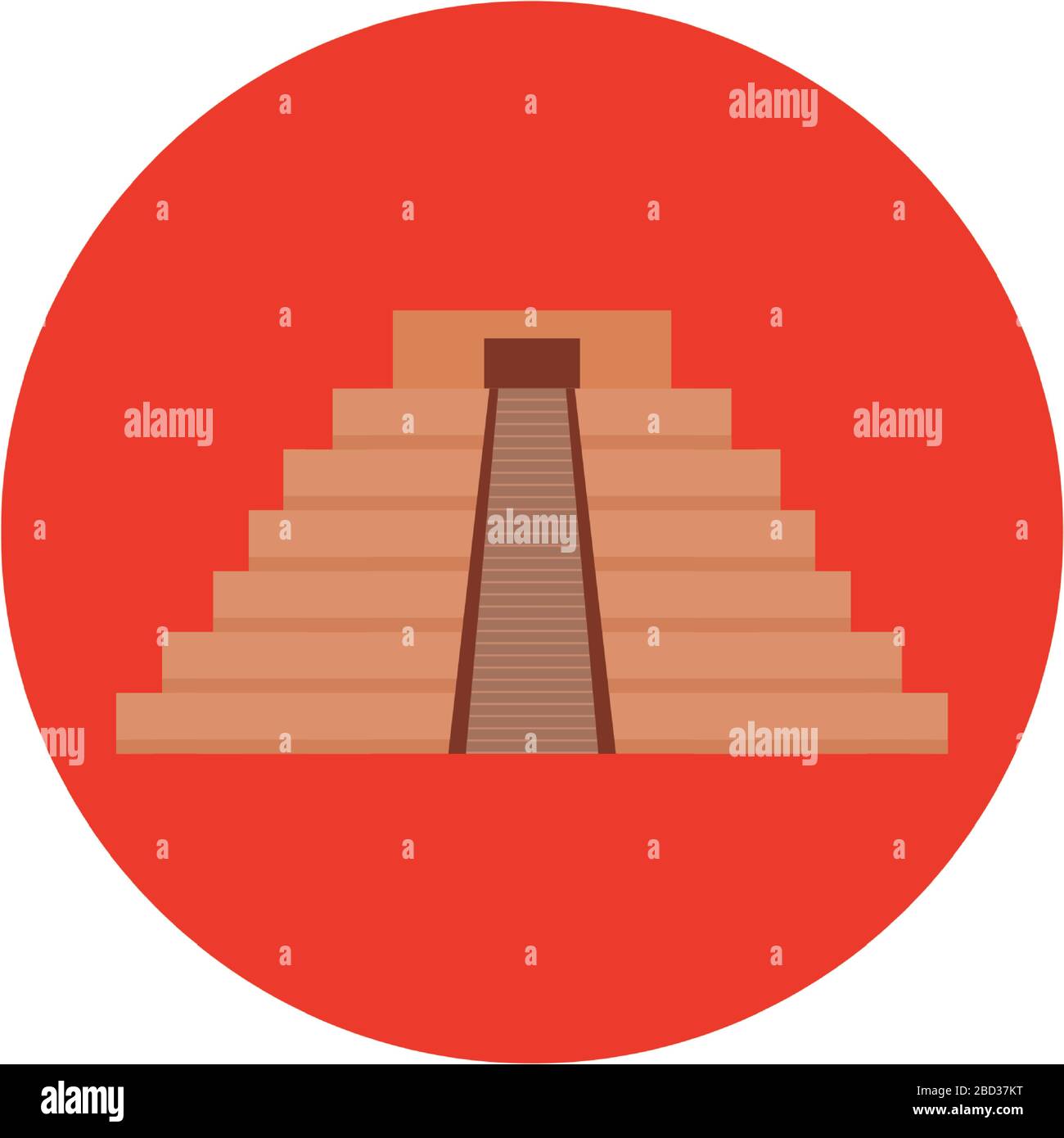 Mexican Pyramid Stock Vector Images - Alamy