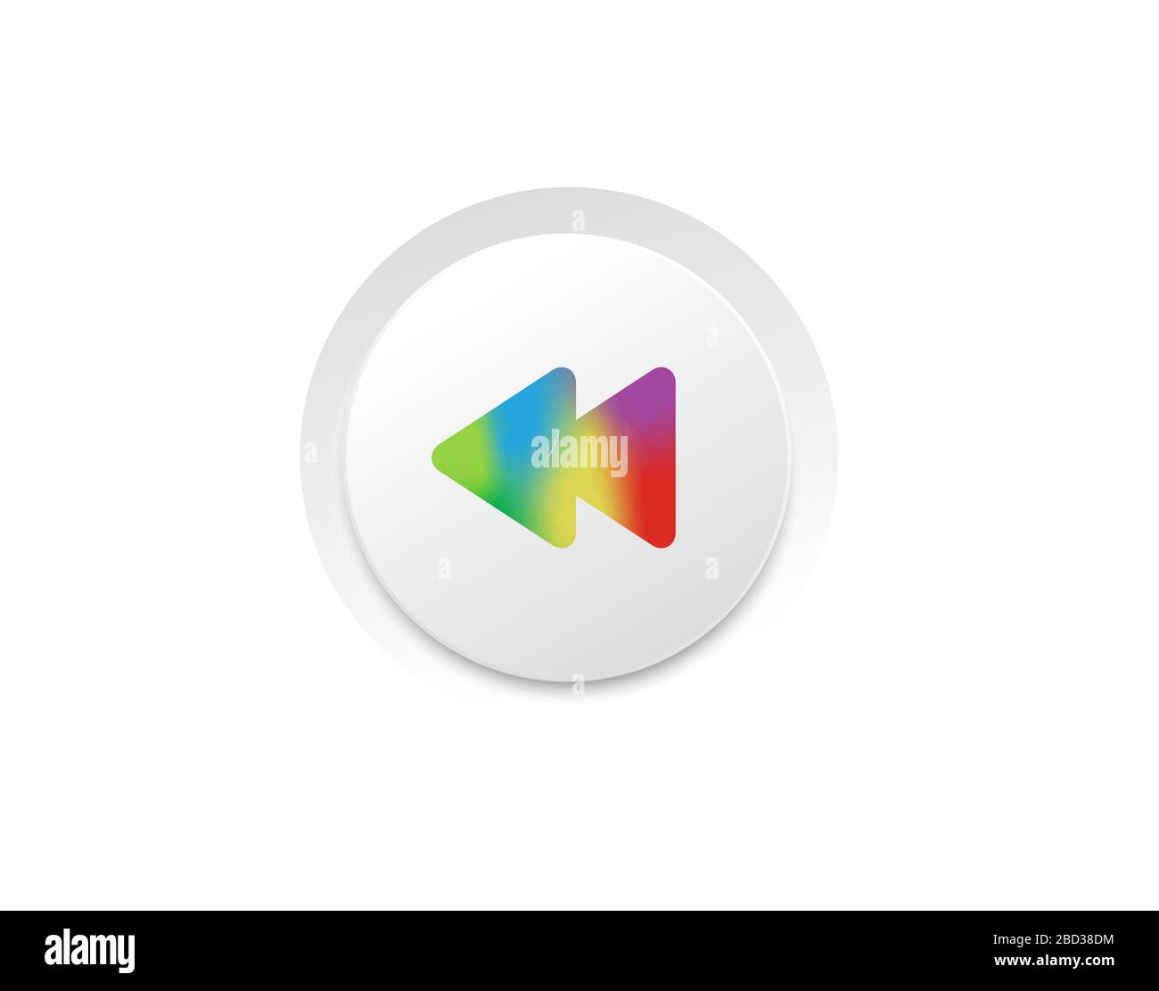 Rewind symbol hi-res stock photography and images - Alamy