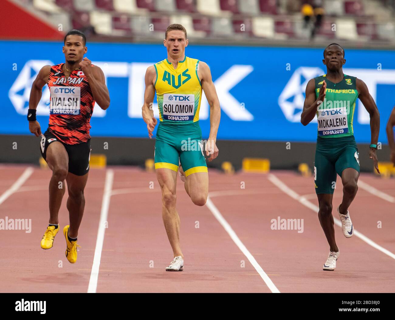 DOHA - QATAR - OCT 1: Julian Jrummi Walsh (JPN), Steven Solomon (AUS ...