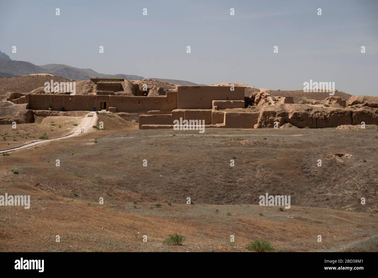 Parthian Empire ruins at Nisa (Parthaunisa) near Ashgabat Turkmenistan ...