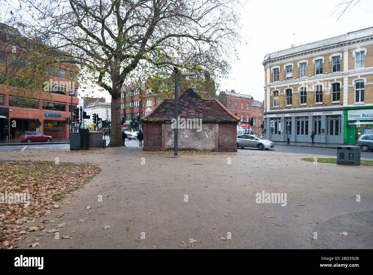 Former Toilets Disused Abandoned Derelict Brick Building Electrical Sub ...