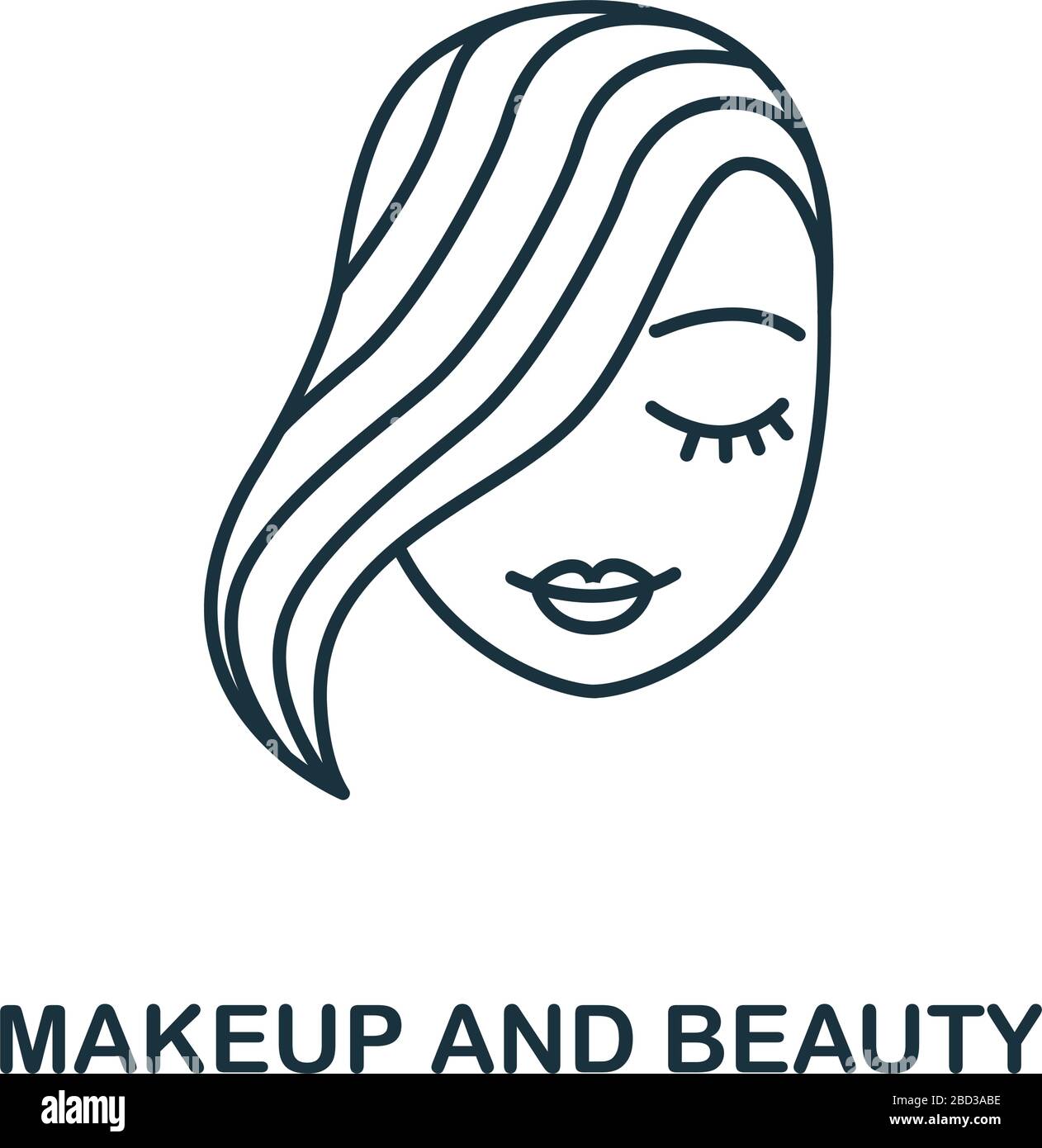 Makeup And Beauty icon from makeup and beauty collection. Simple line ...