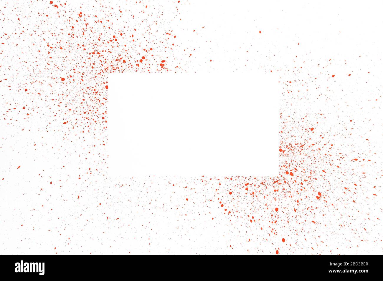 Square heart shape for text isolated on white background Stock Photo ...