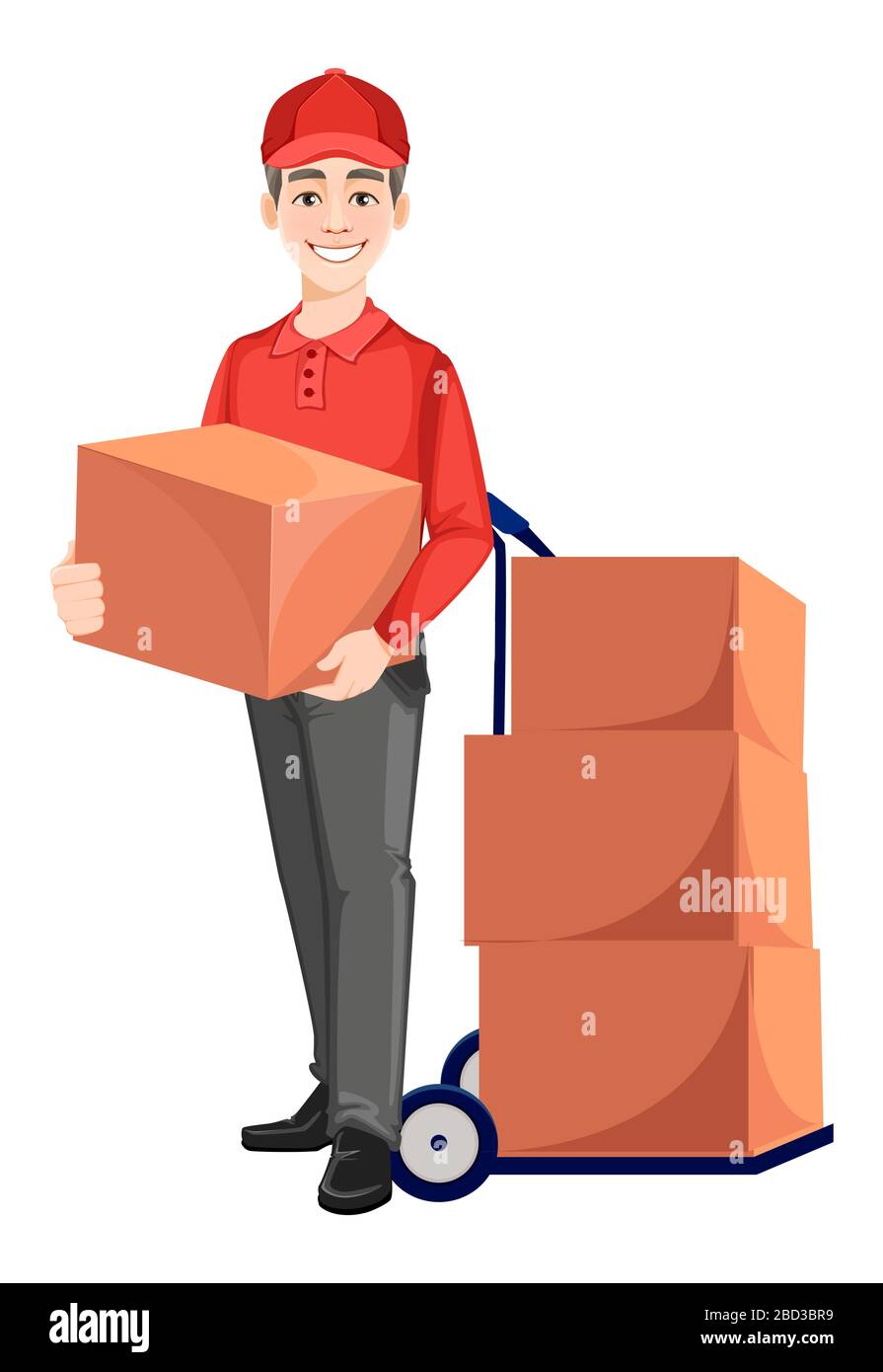 Delivery Man Clipart
