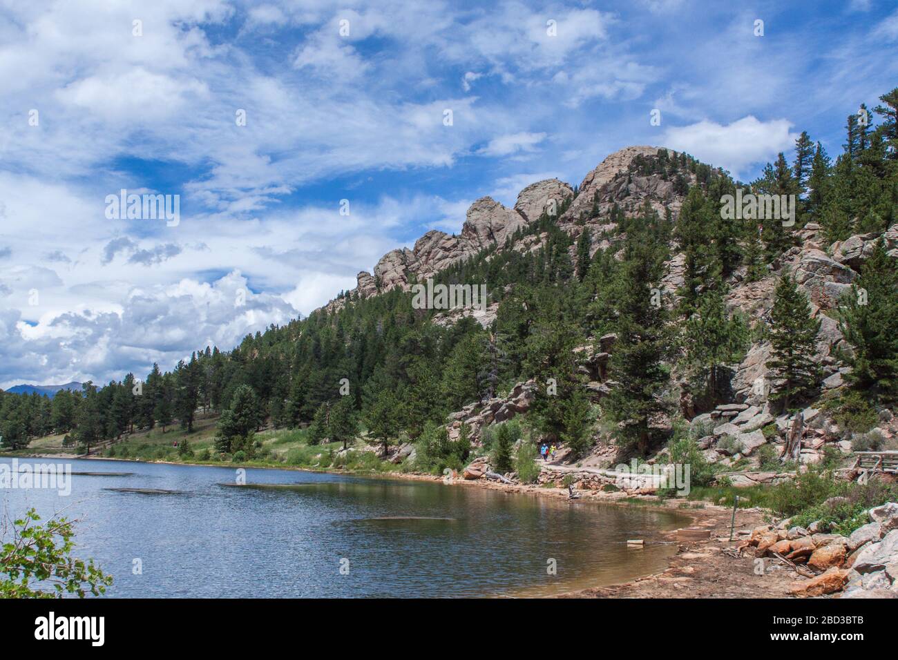 Lily Lake in Rocky Mountain National Park Stock Photo - Alamy