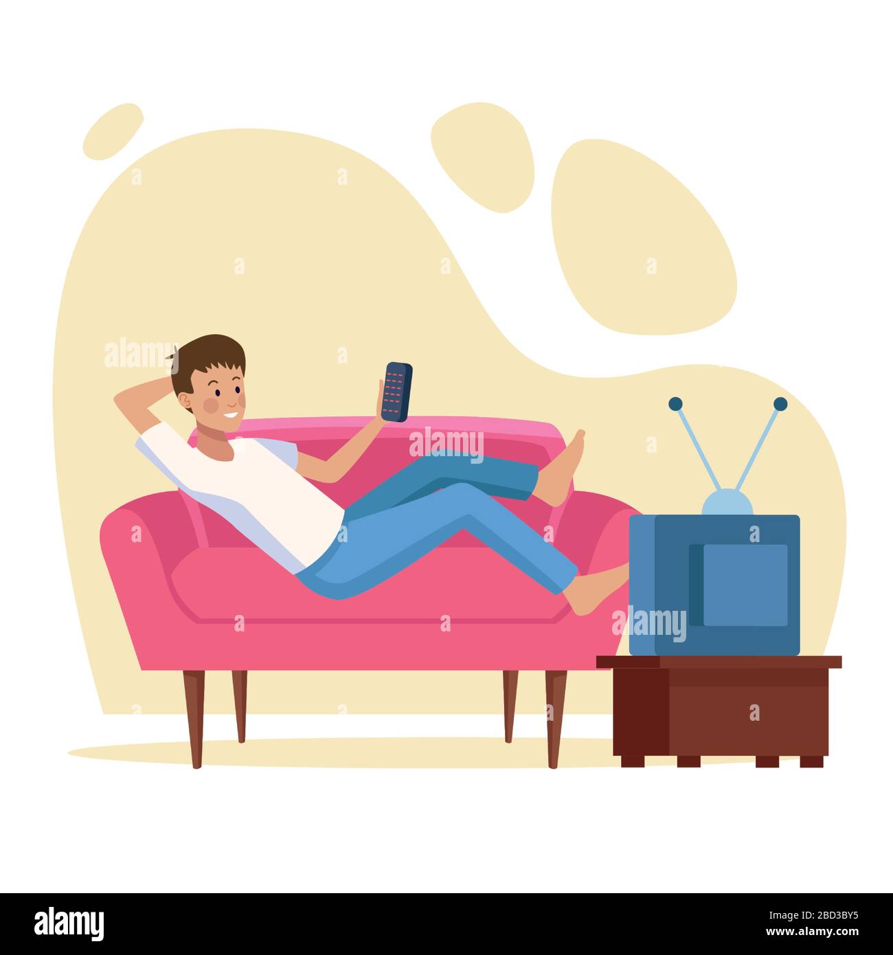 Tv using Stock Vector Images - Alamy