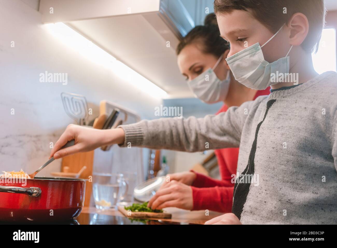 Cooking during lockdown hi-res stock photography and images - Alamy