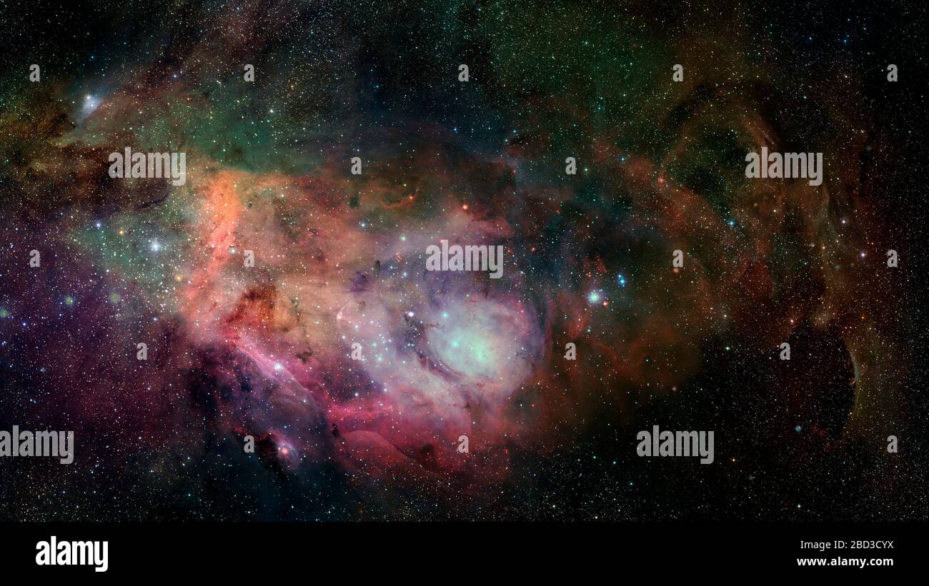 Extreme star cluster bursts into life in new Hubble image. Elements of ...