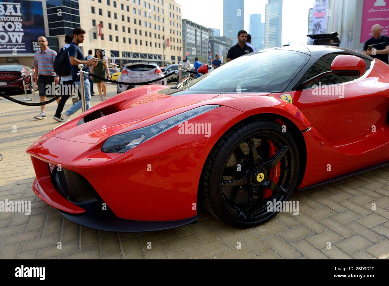 DUBAI, UAE - NOVEMBER 16: The Ferrari LaFerrari sportscar is on Dubai ...