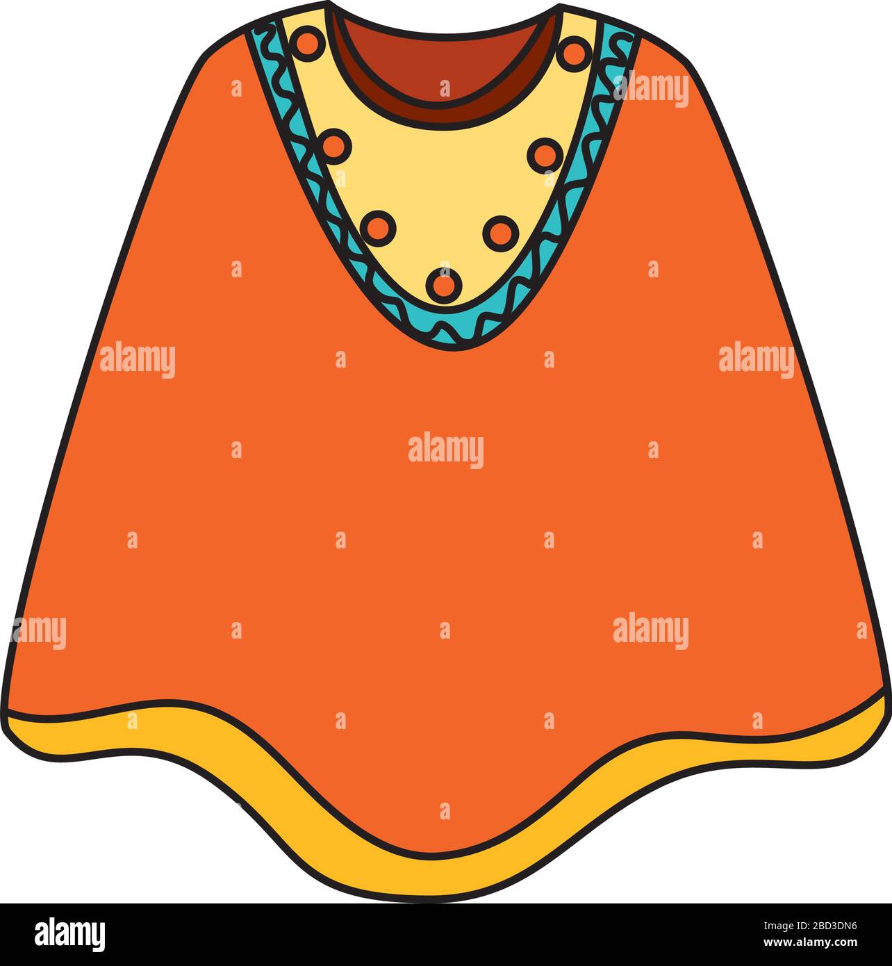 Poncho Stock Vector Images - Alamy