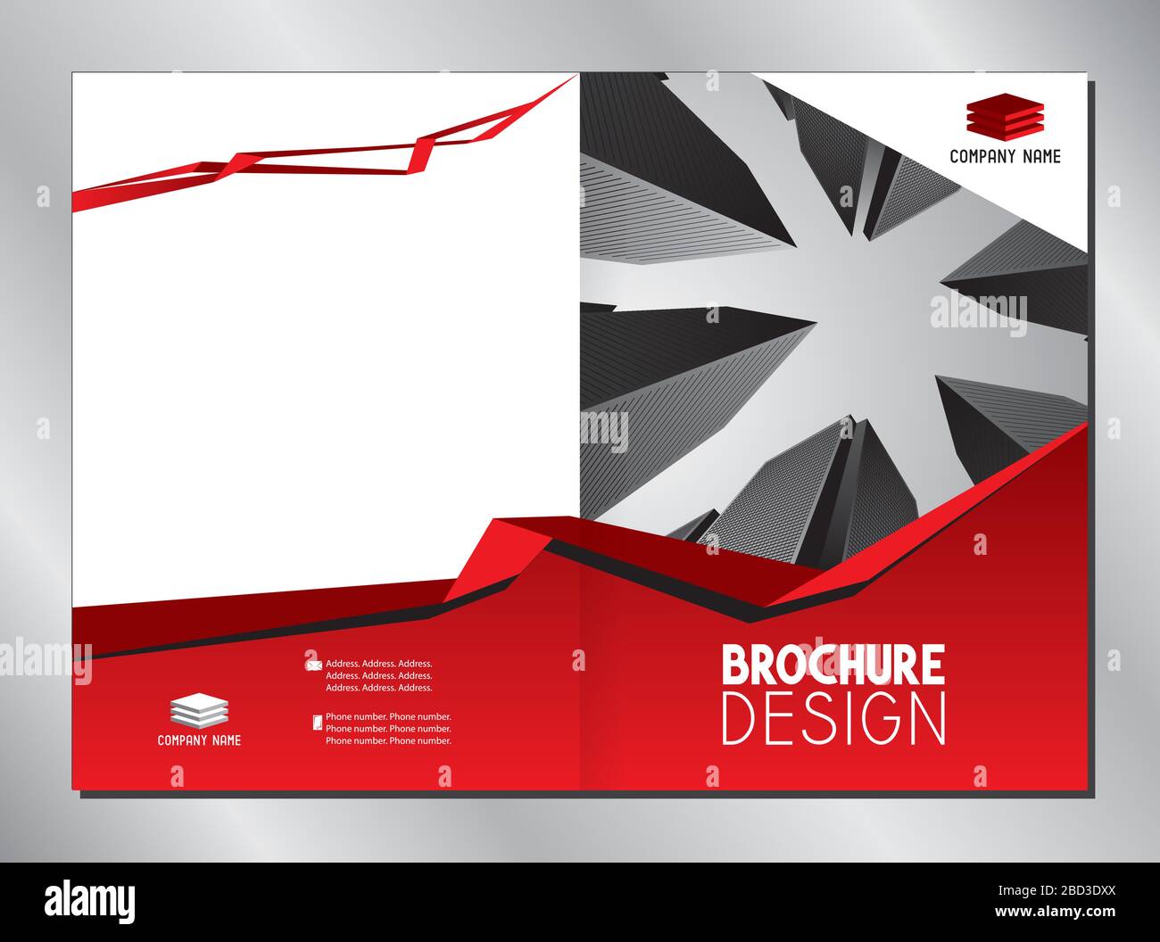 Brochure front page Stock Vector Images - Alamy