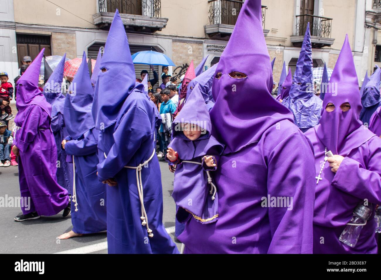 Quito, Pichincha, Ecuador - March 27, 2018: March of the Penitents at ...