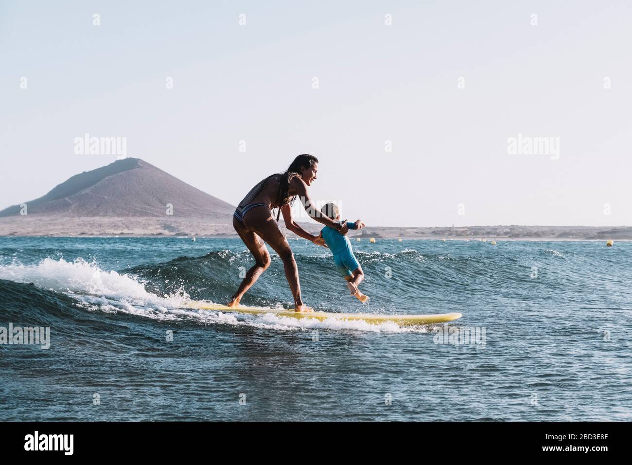 Child wave mother hi-res stock photography and images - Alamy