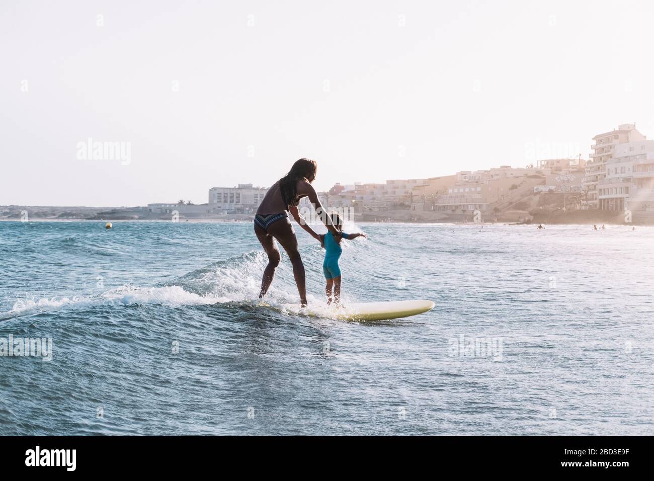 Child wave mother hi-res stock photography and images - Alamy