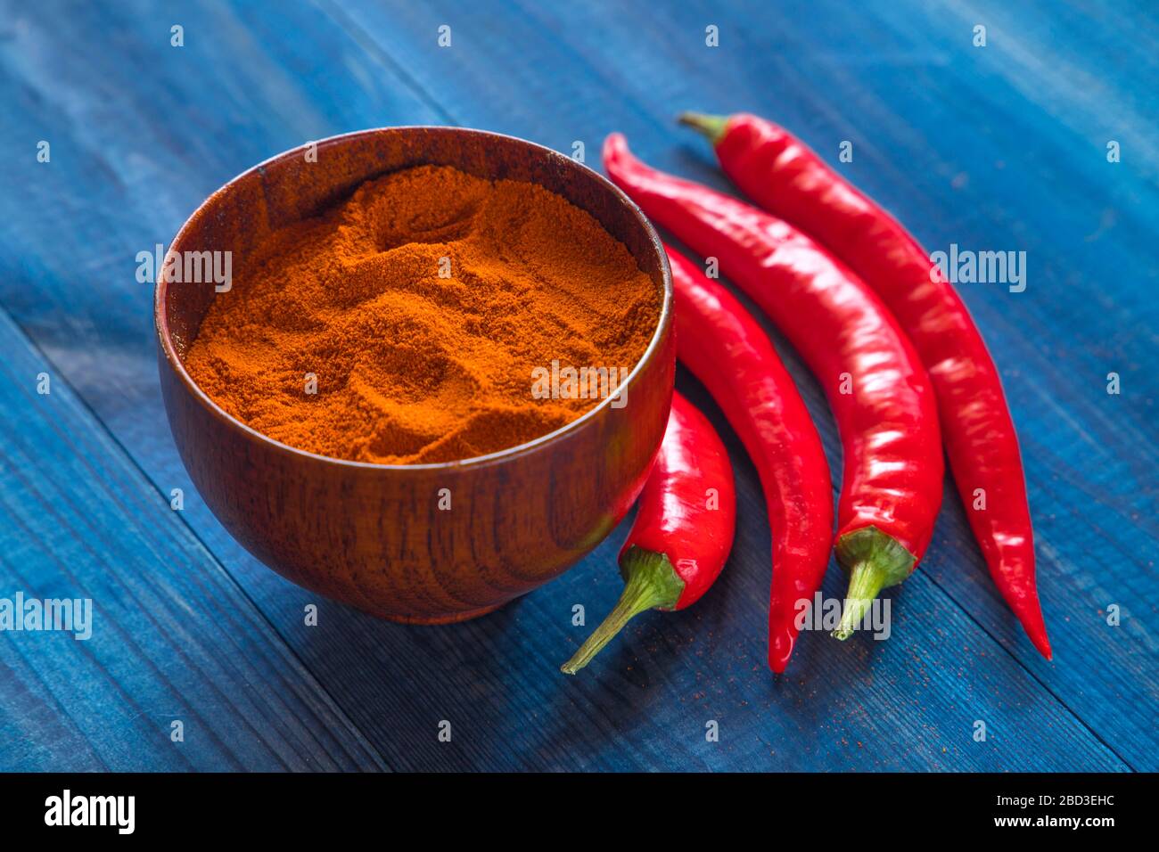 chili peperoni with chilli powder Stock Photo - Alamy