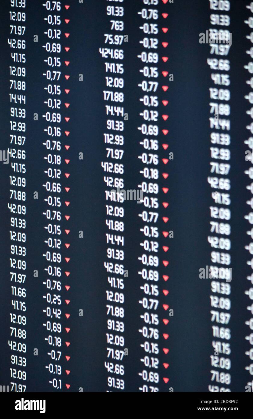 Crisis, recession business chart - financial problem concept Stock ...