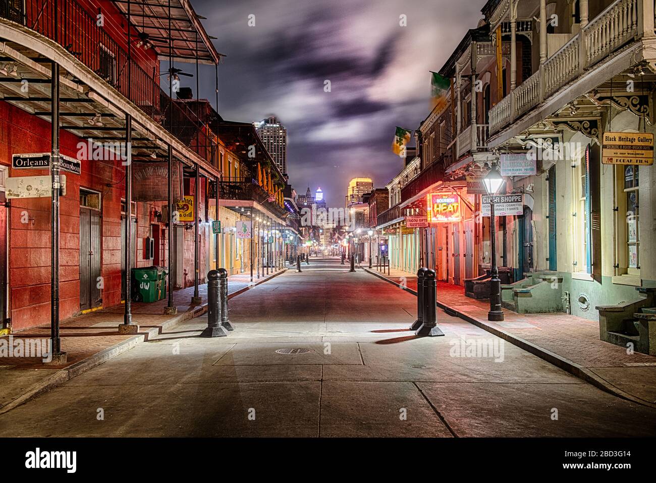 Abandoned bourbon street hi-res stock photography and images - Alamy