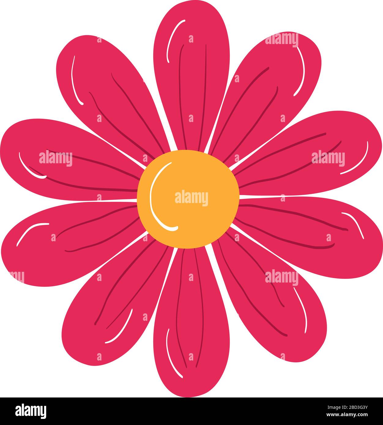 Isolated flower icon vector design Stock Vector Image & Art - Alamy