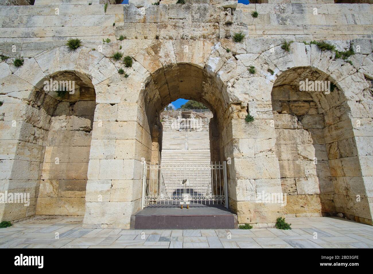 Theater of Dionysus ruins, Acropolis, Athens, Greece Stock Photo - Alamy