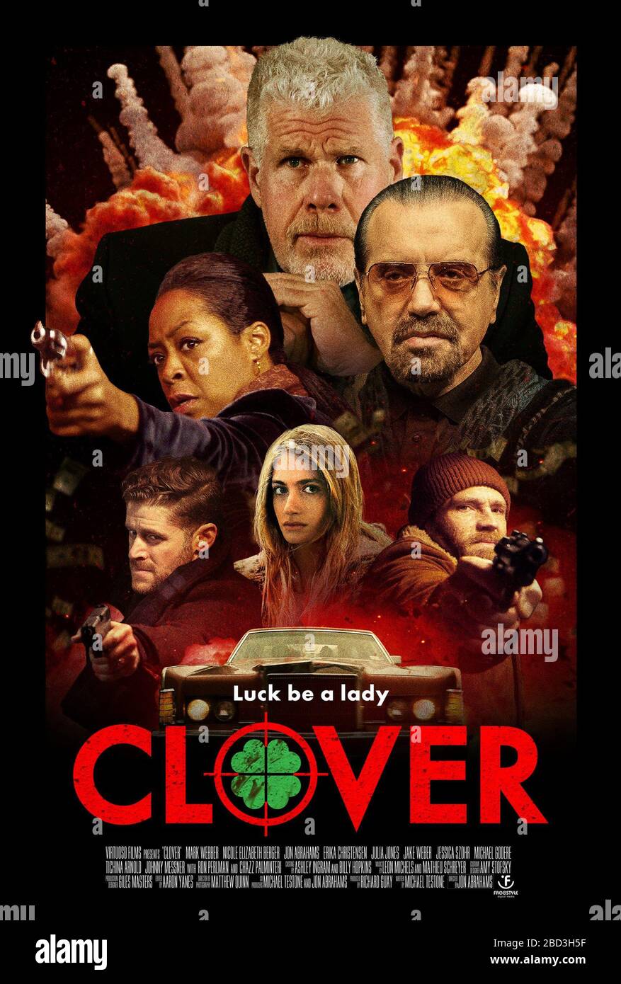CLOVER, US poster, clockwise from top: Ron Perlman, Chazz Palminteri ...