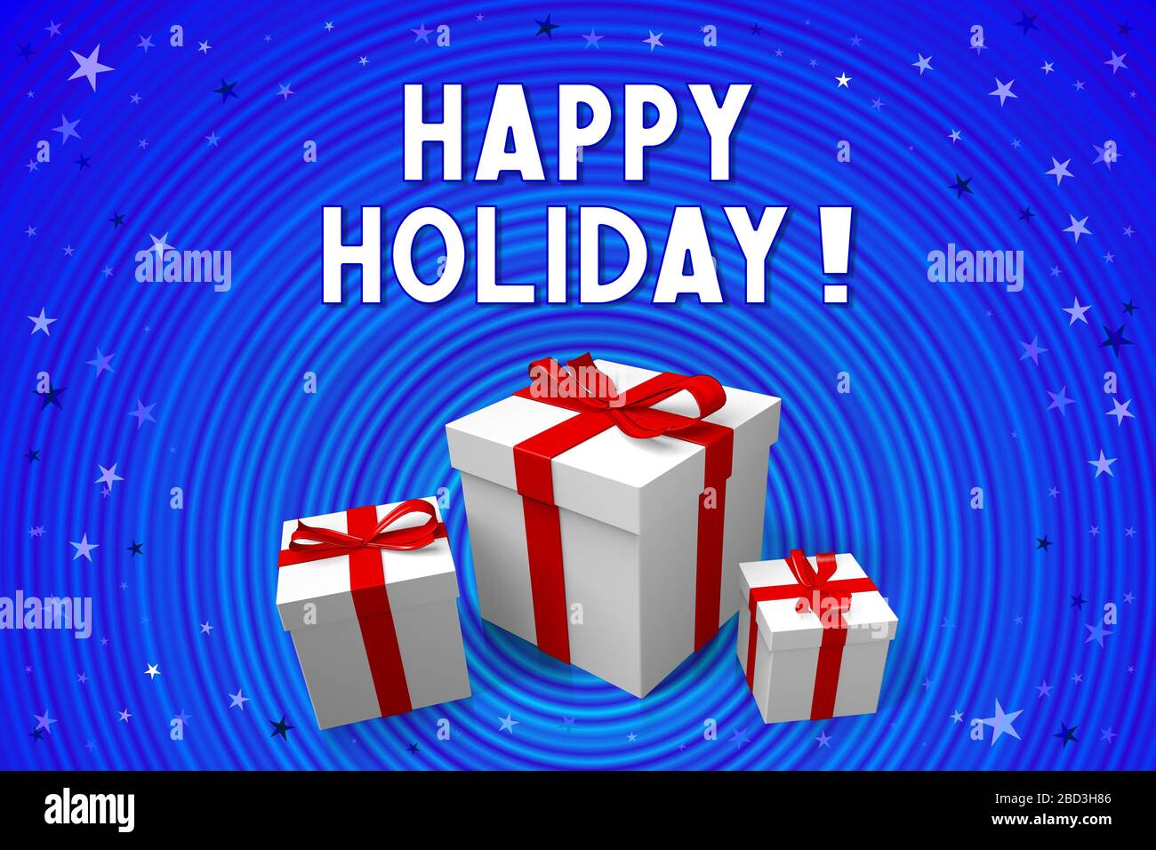 Happy Holiday card Stock Photo - Alamy