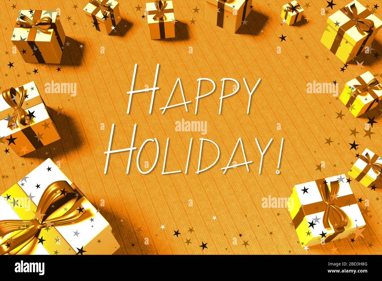 Happy Holiday card Stock Photo - Alamy