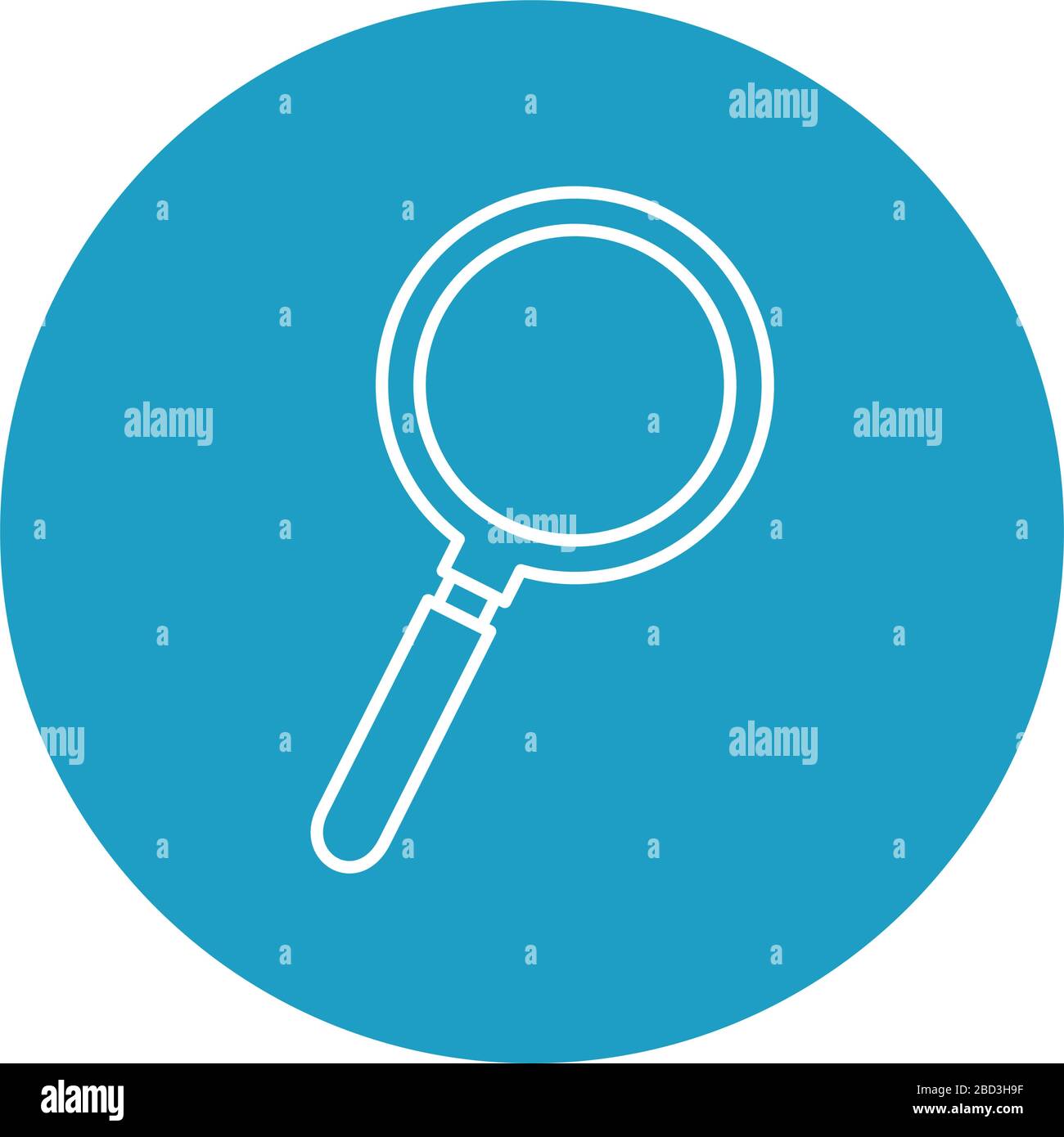 Lupe icon image hi-res stock photography and images - Alamy